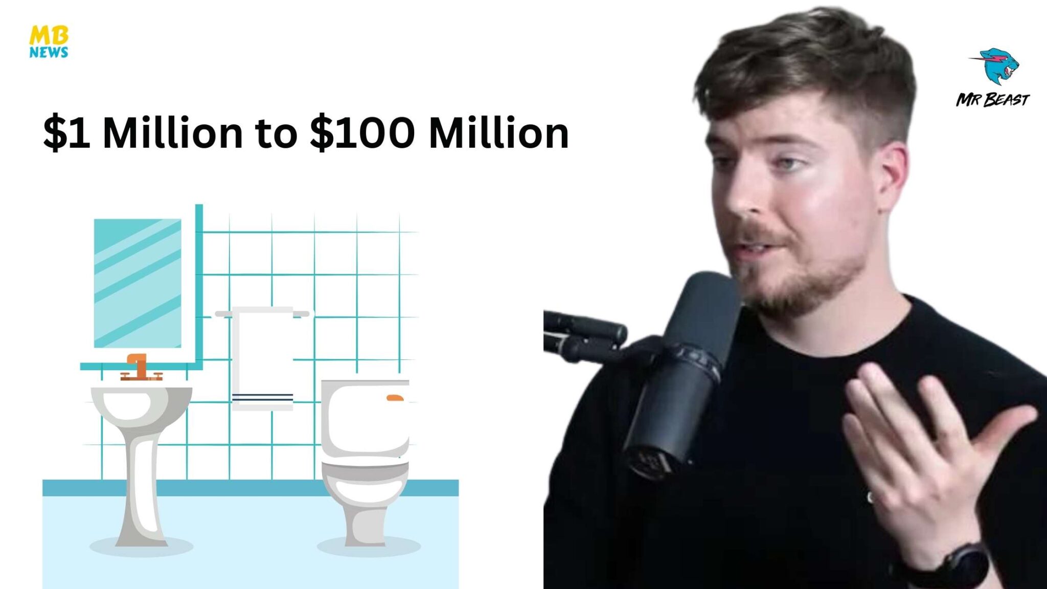 MrBeast's Extravagant Bathroom Tour: From Million Dollar Luxury To $100 Million Bathroom