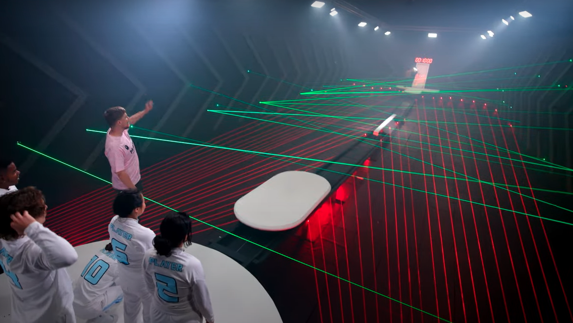 The Most Insane Escape Laser Maze Obstacle Course: The Quest For ...