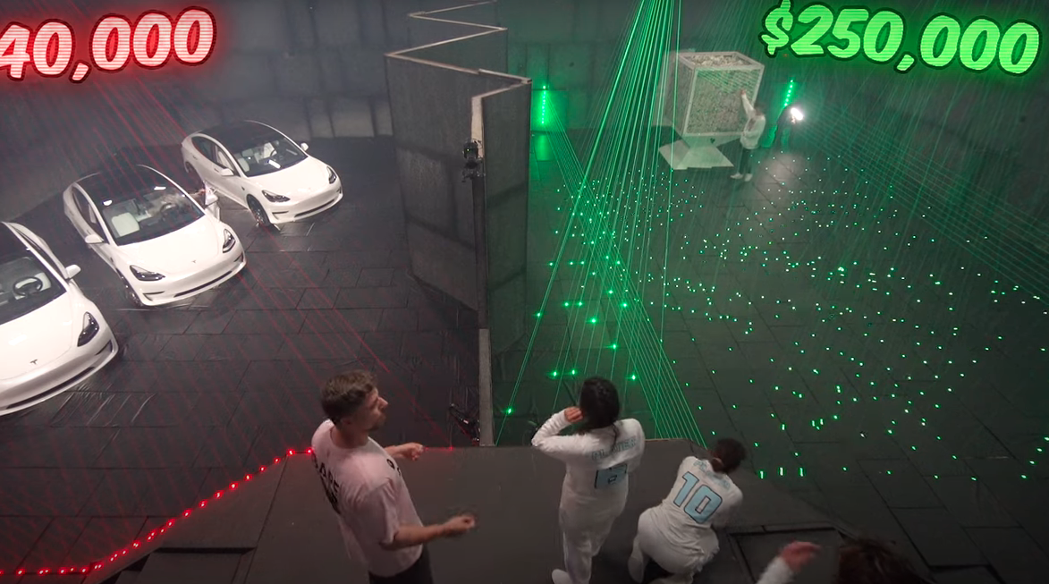 The Most Insane Escape Laser Maze Obstacle Course: The Quest For ...