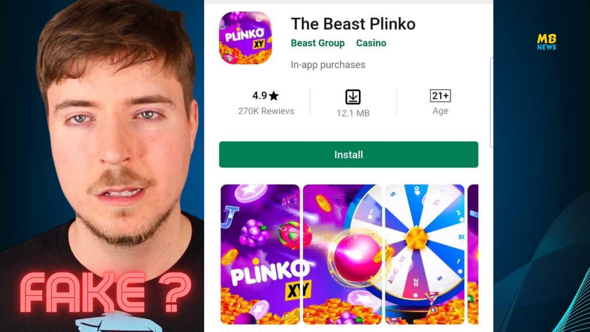 MrBeast Launched Casino App 'The Beast Plinko' Legit Or Scam? - Mrbeast ...